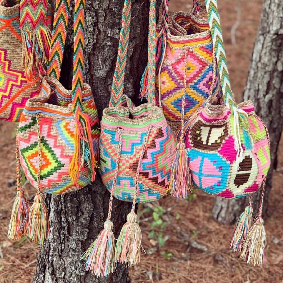 Shop Medium-Size Bohemian Crochet Bags Online | Colorful 4U
