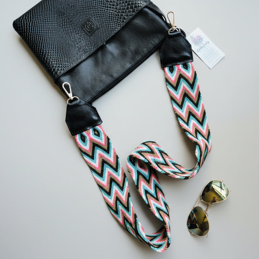 Leather Bag Strap | Colorful Camera Strap | Spring/Summer Purse Strap ...